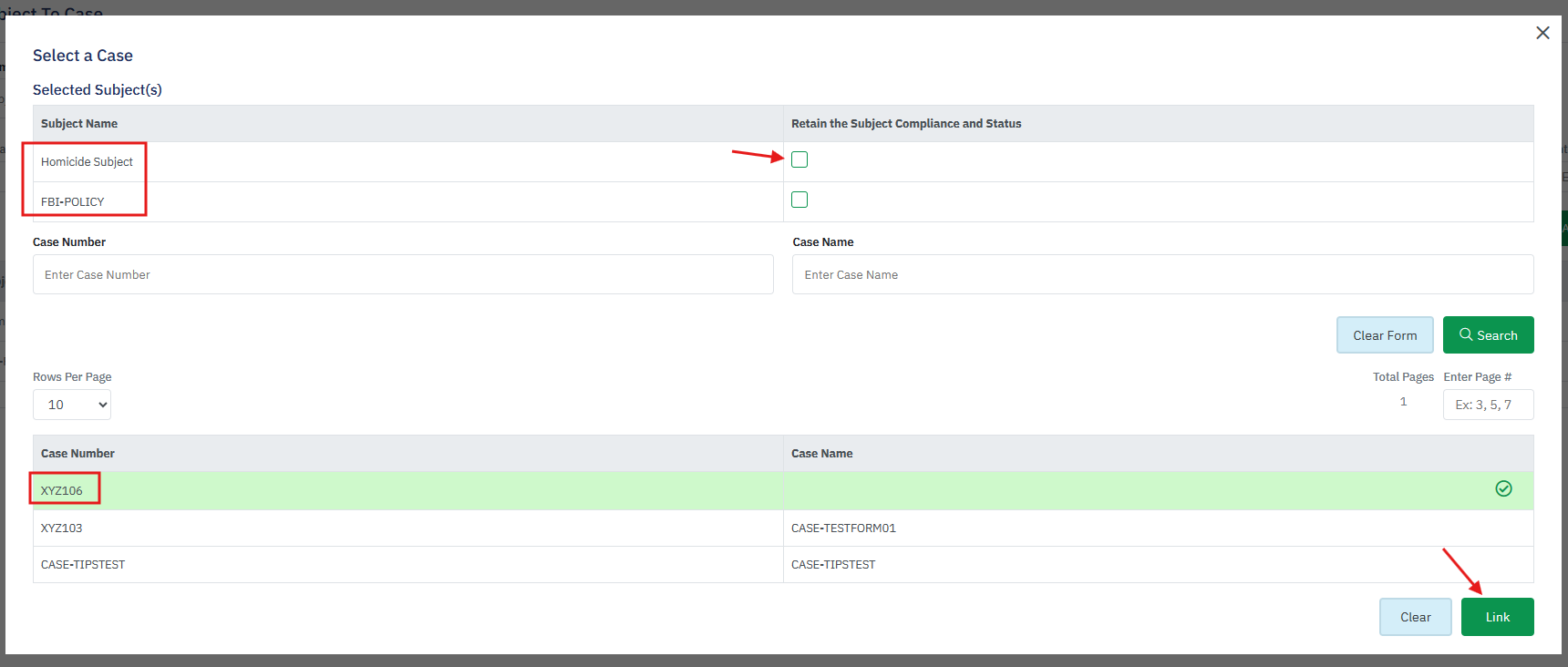 Add Subjects to Case – OWL Intelligence Platform Help & Knowledge Base